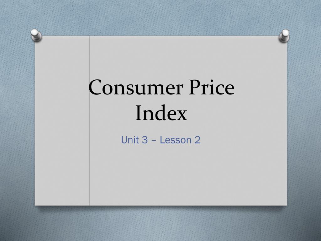 PPT - Consumer Price Index PowerPoint Presentation, free download - ID ...