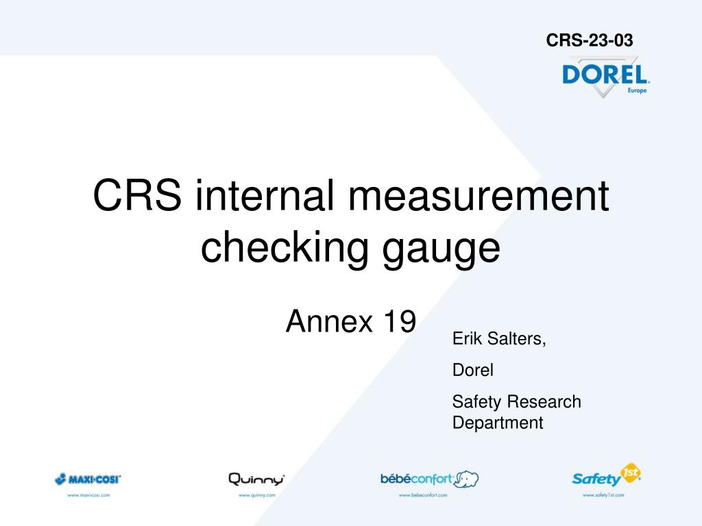 PPT - CRS internal measurement checking gauge PowerPoint Presentation ...