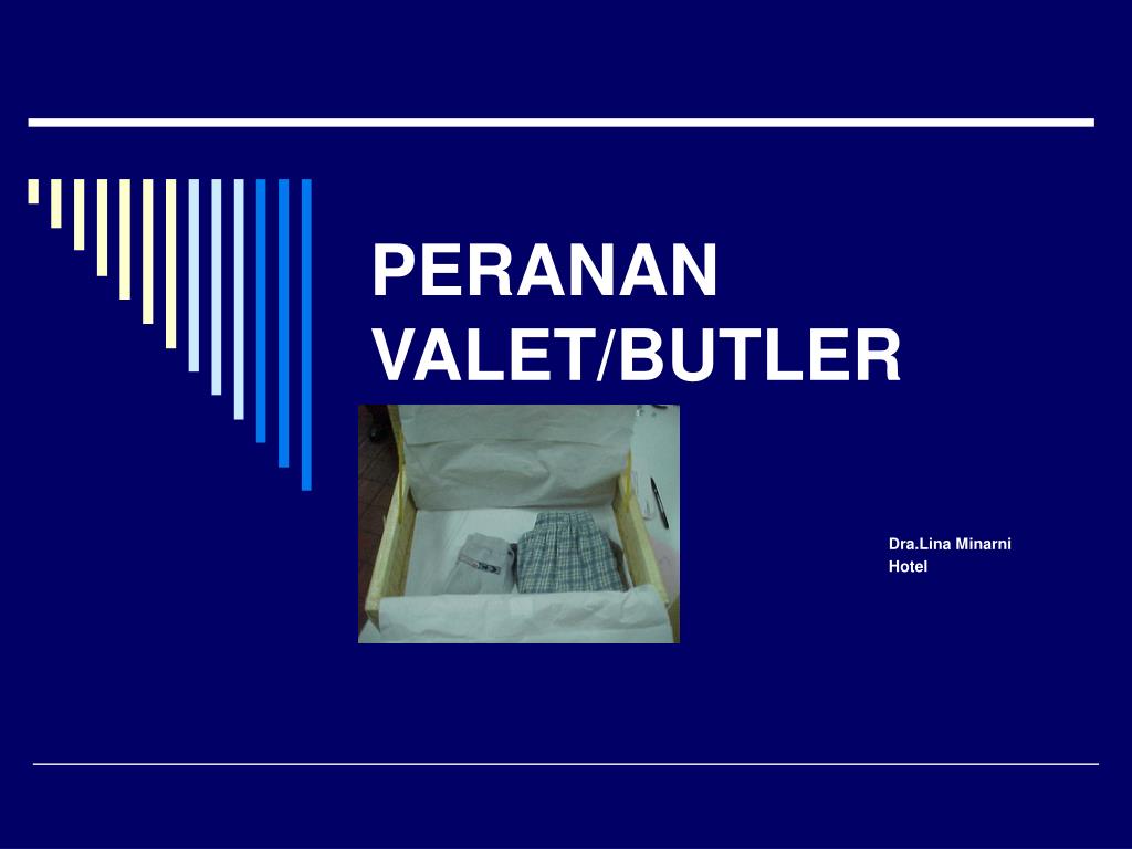 PPT - PERANAN VALET/BUTLER PowerPoint Presentation, free download - ID ...