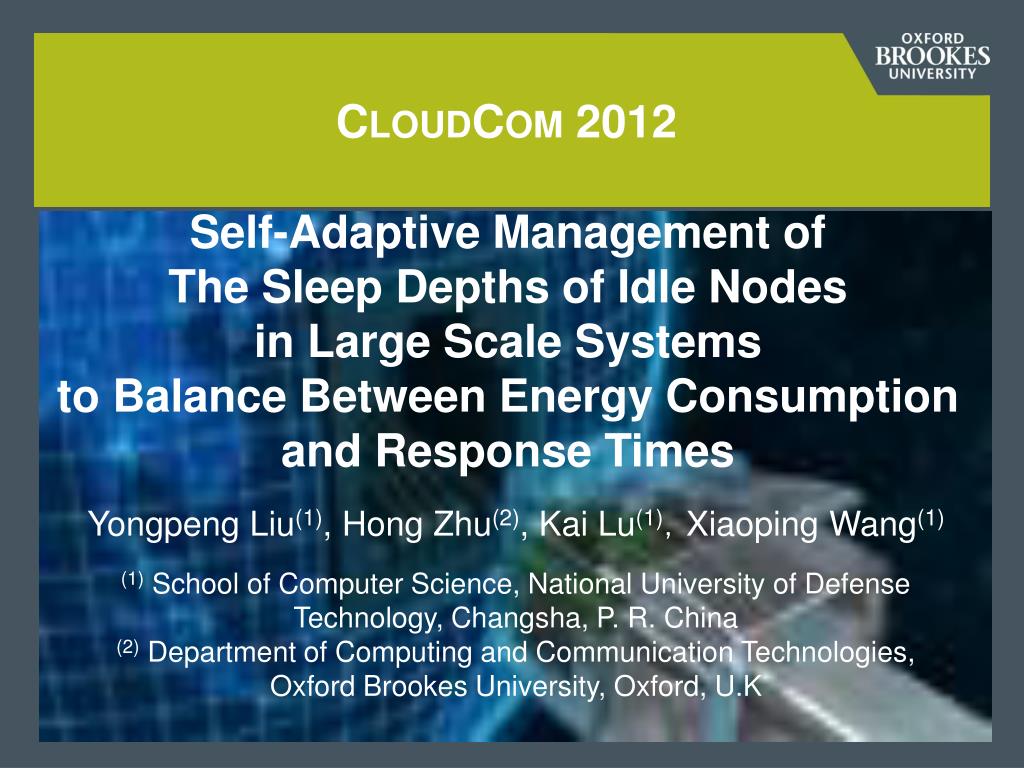 PPT - Adaptive Management of Idle Nodes in Large Scale Systems for ...