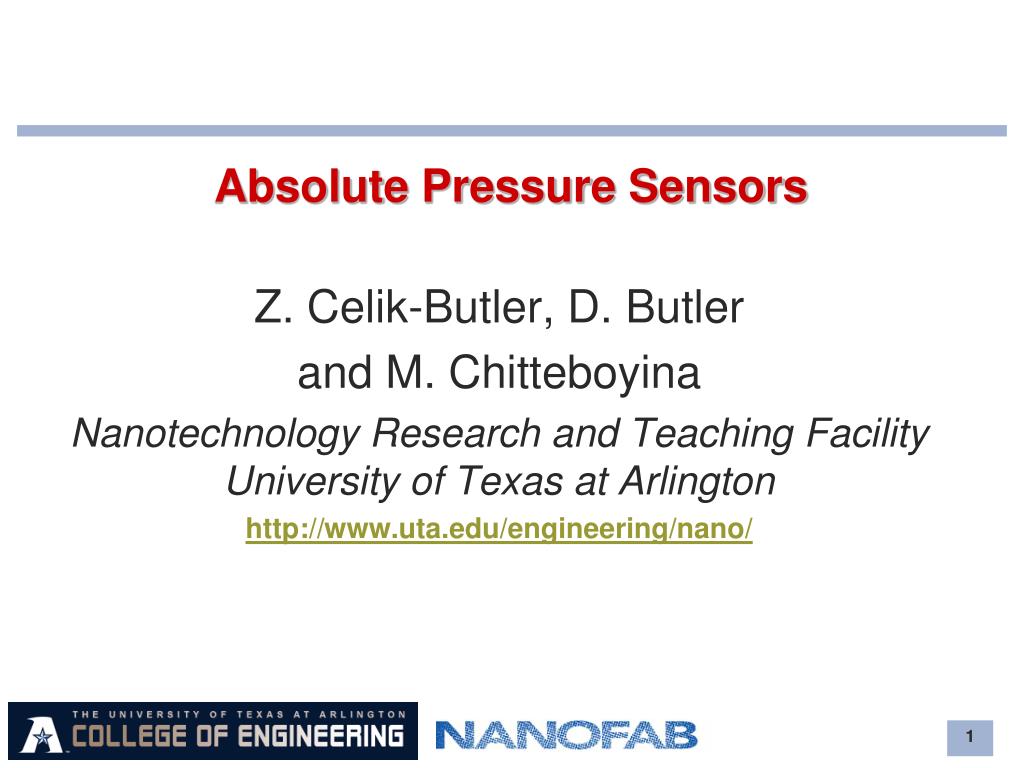 PPT - Absolute Pressure Sensors PowerPoint Presentation, free download ...