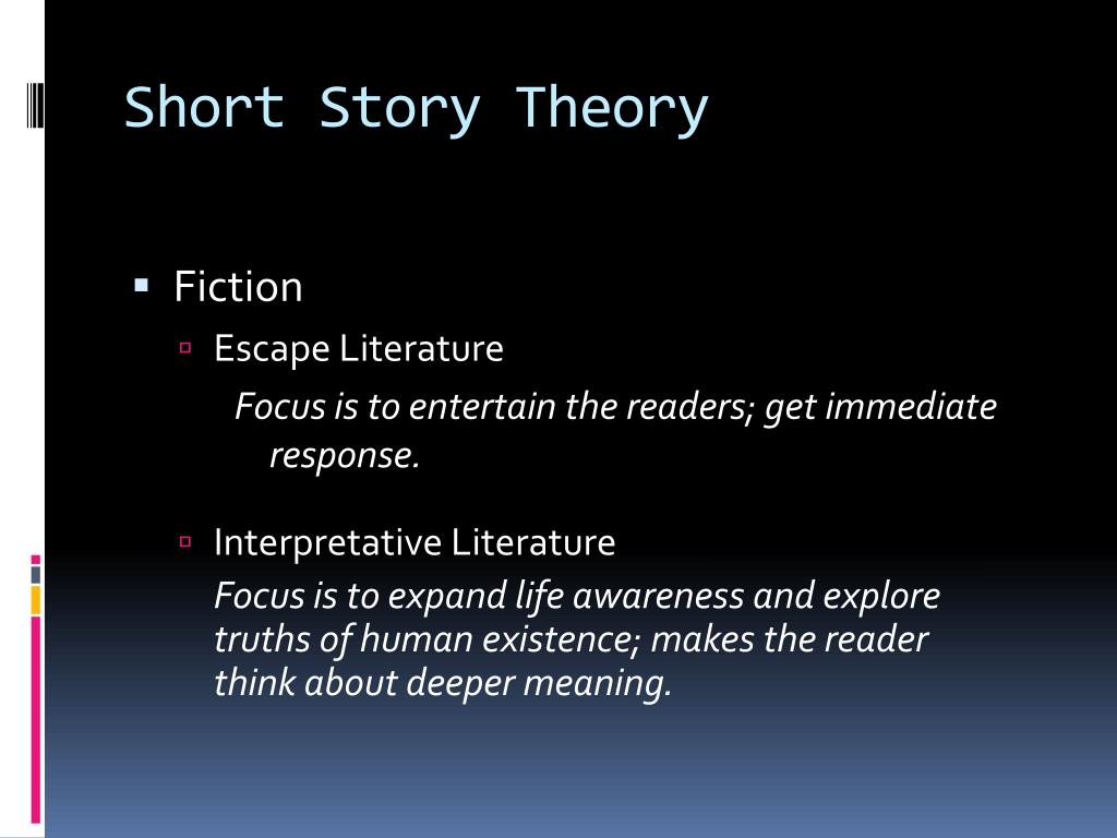 PPT - Short Story Theory PowerPoint Presentation, free download - ID ...