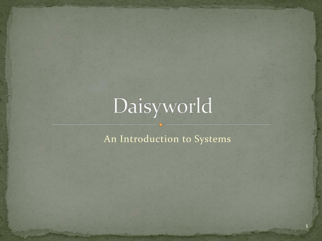 PPT - Daisyworld PowerPoint Presentation, free download - ID:2735602
