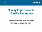 PPT - Quality Assurance and Process Improvement a.k.a. QAPI PowerPoint ...