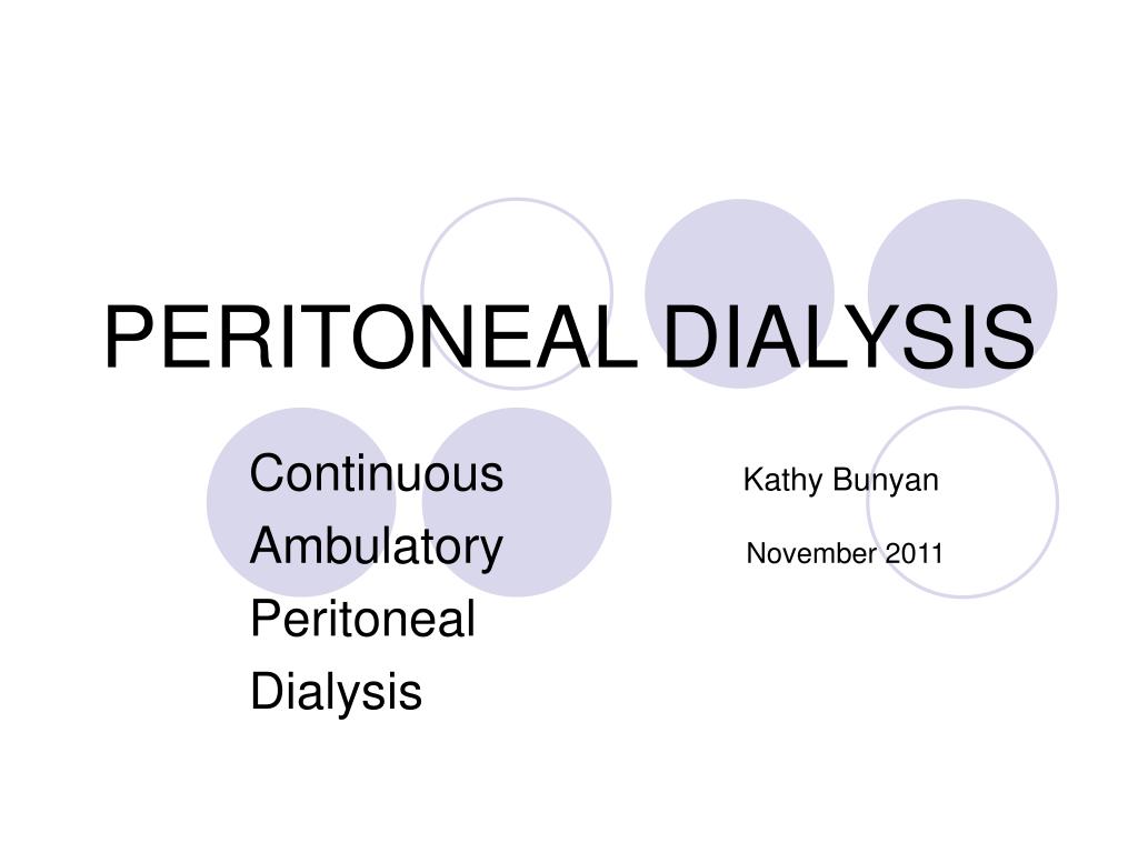 PPT - PERITONEAL DIALYSIS PowerPoint Presentation, free download - ID ...