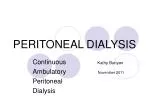 PPT - Hemodialysis and Peritoneal Dialysis PowerPoint Presentation ...