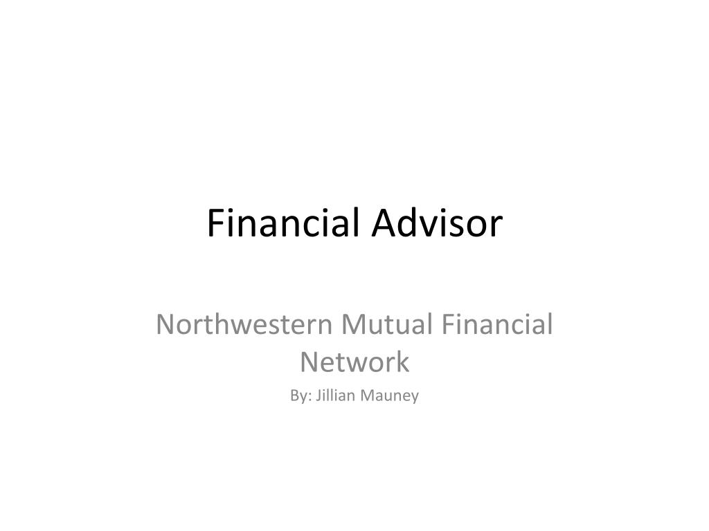 PPT - Financial Advisor PowerPoint Presentation, free download - ID:2737992