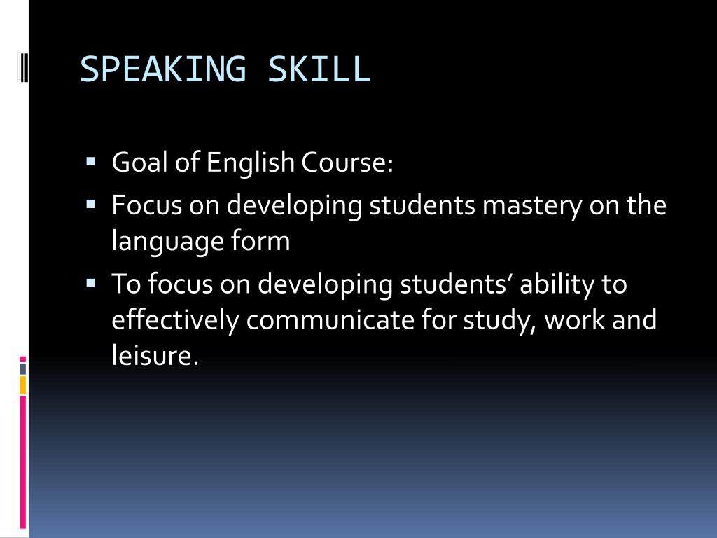 PPT - SPEAKING SKILL PowerPoint Presentation, free download - ID:2738045