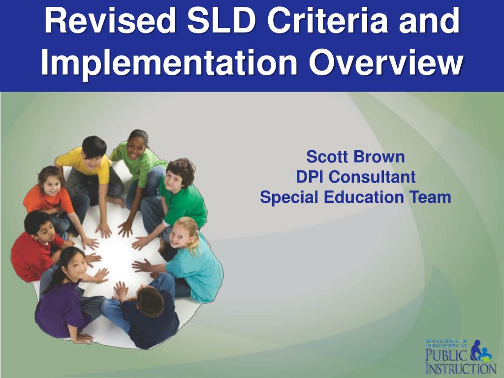 PPT - Revised SLD Criteria and Implementation Overview PowerPoint ...