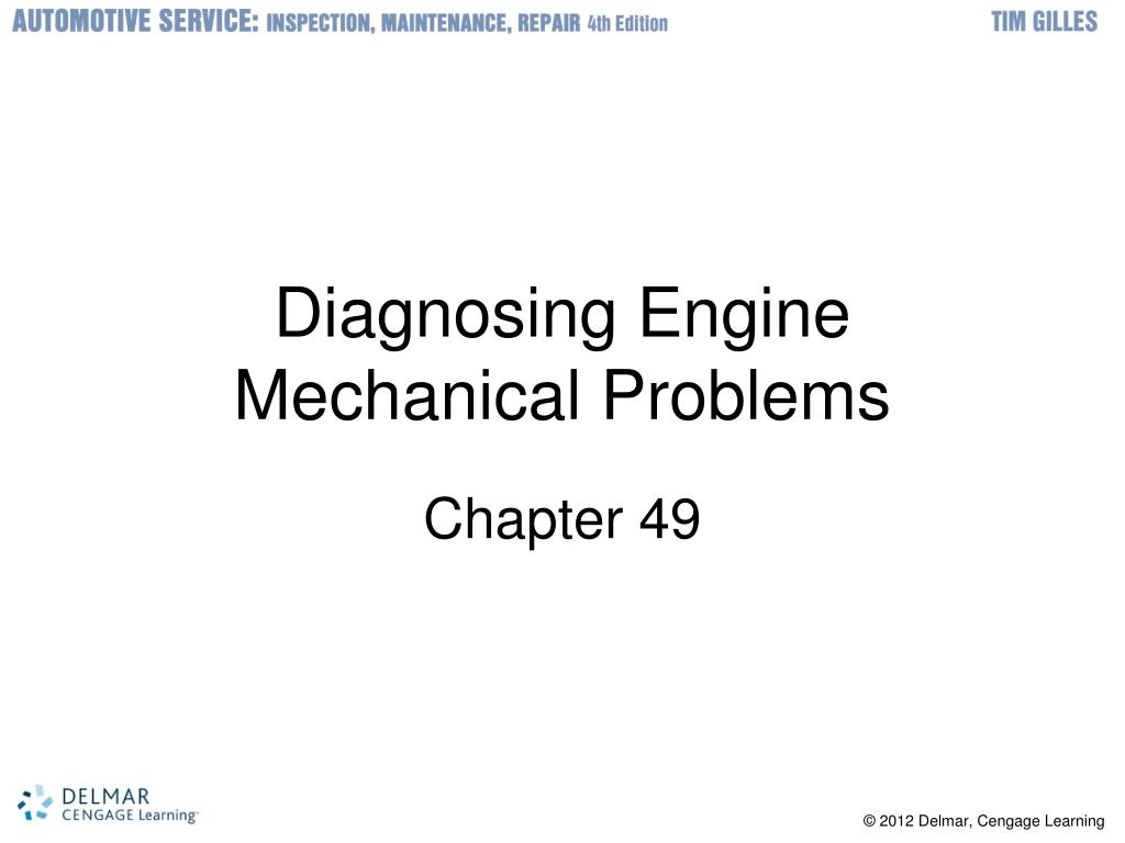 PPT - Diagnosing Engine Mechanical Problems PowerPoint Presentation ...