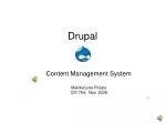 PPT - O'Reilly Drupal Webcast PowerPoint Presentation, free download - ID:7585125
