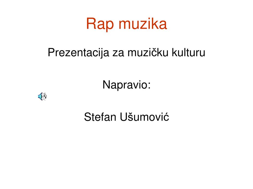 PPT - Rap muzika PowerPoint Presentation, free download - ID:2740329