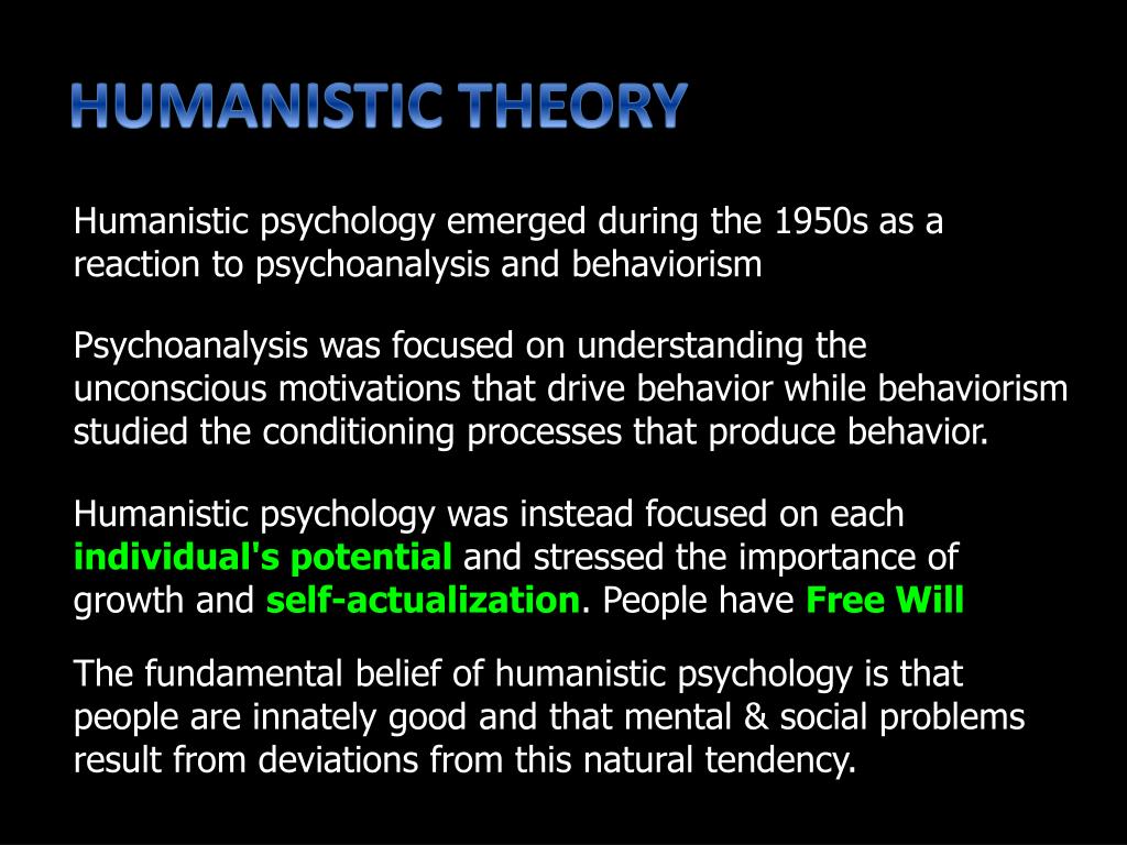 PPT - HUMANISTIC THEORY PowerPoint Presentation, free download - ID:2742615