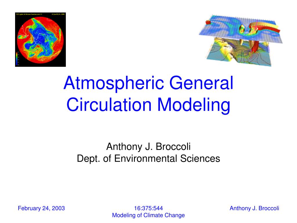 PPT - Atmospheric General Circulation Modeling PowerPoint Presentation ...
