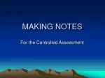 PPT - Making Point Form Notes PowerPoint Presentation, free download ...