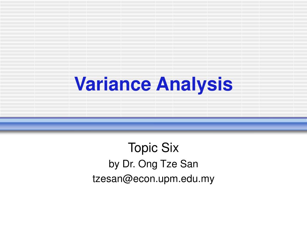 PPT - Variance Analysis PowerPoint Presentation, free download - ID:2745593