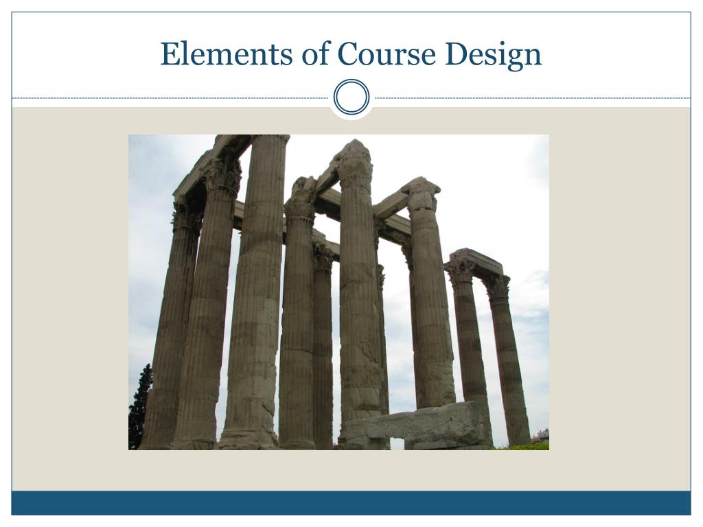 PPT - Elements of Course Design PowerPoint Presentation, free download ...
