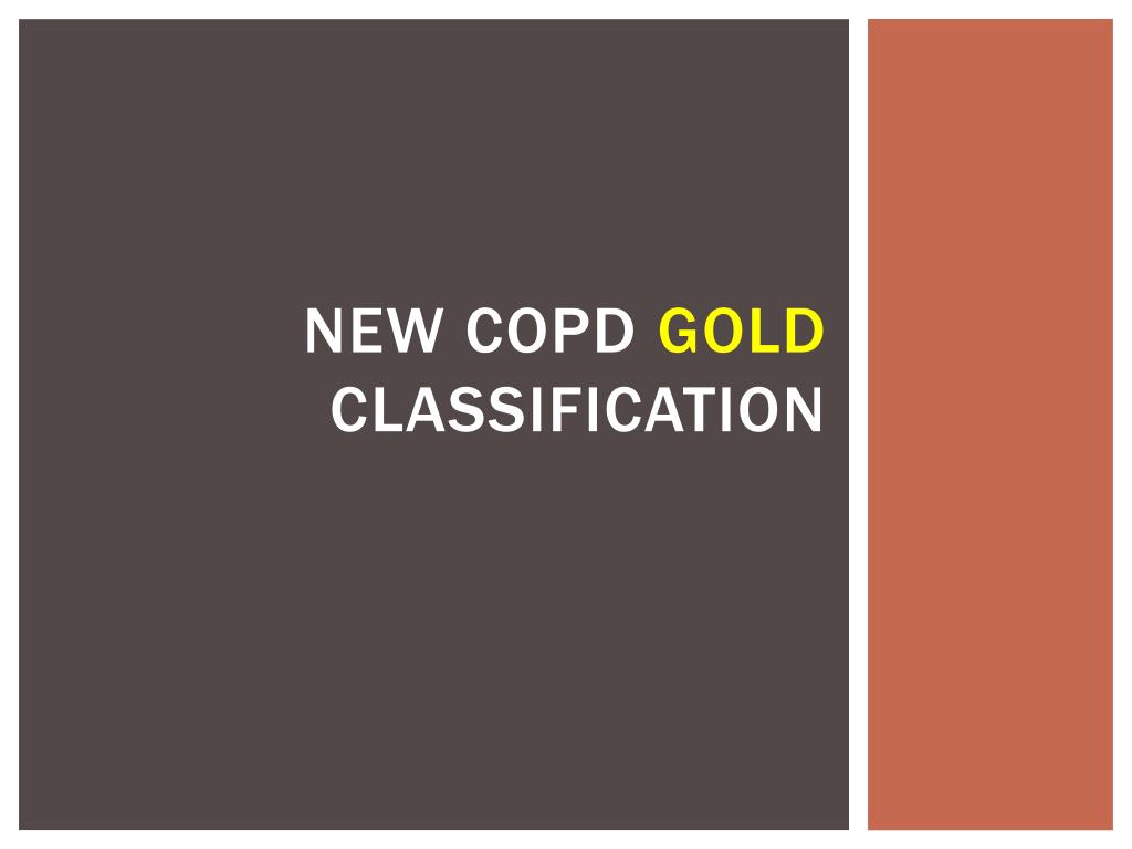 PPT - New COPD GOLD Classification PowerPoint Presentation, free ...