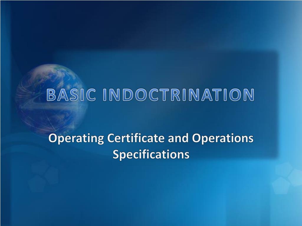 PPT - BASIC INDOCTRINATION PowerPoint Presentation, free download - ID ...