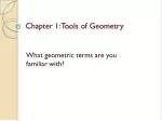 PPT - Chapter 1: Tools of Geometry PowerPoint Presentation, free ...