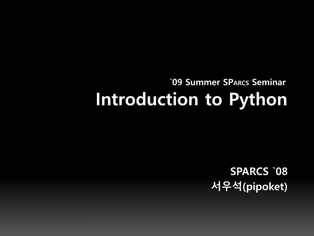 PPT - Introduction to Python PowerPoint Presentation, free download ...