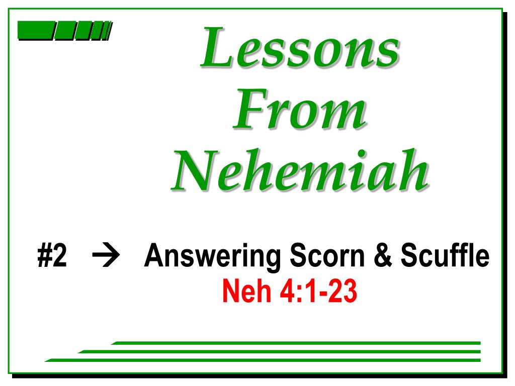 PPT - Lessons From Nehemiah PowerPoint Presentation, free download - ID ...