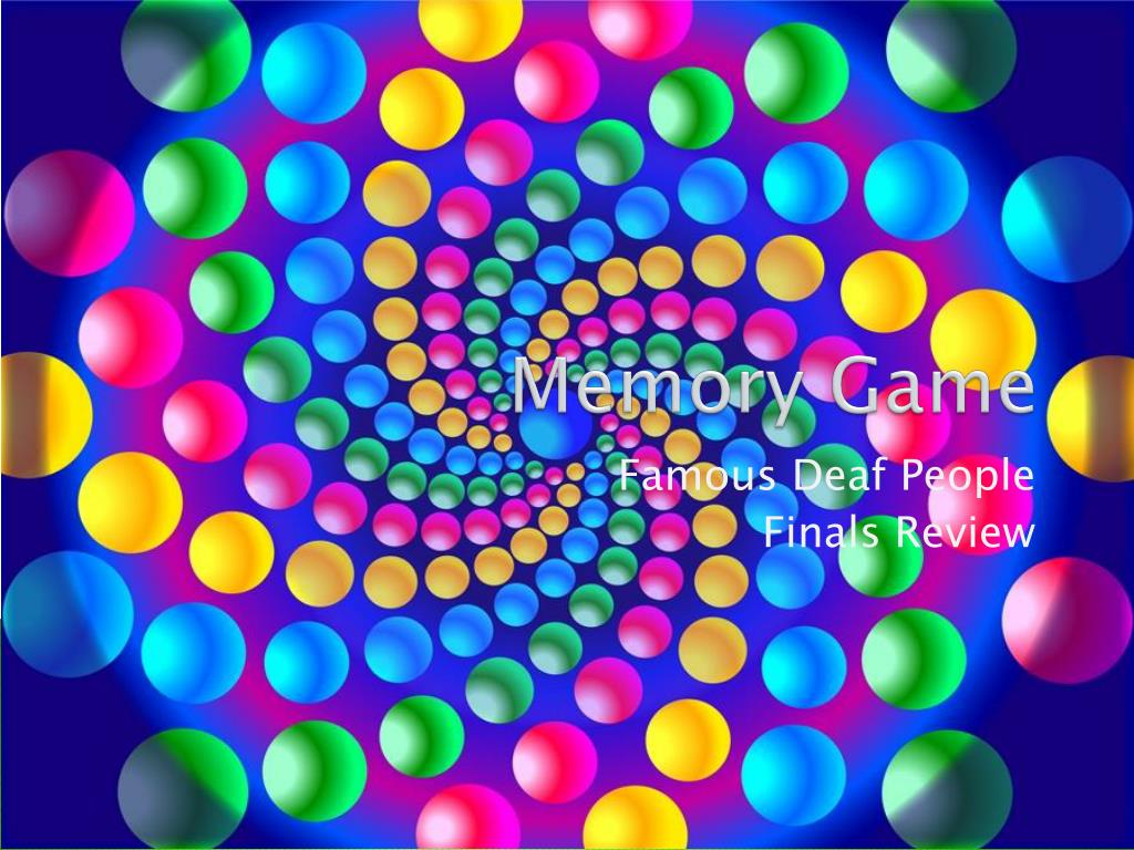PPT - Memory Game PowerPoint Presentation, free download - ID:2748029
