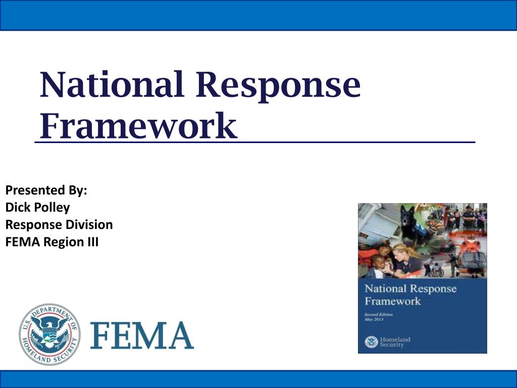 PPT - National Response Framework PowerPoint Presentation, free ...