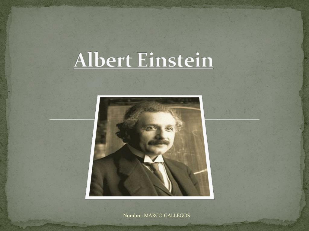 PPT - Albert Einstein PowerPoint Presentation, free download - ID:2749297