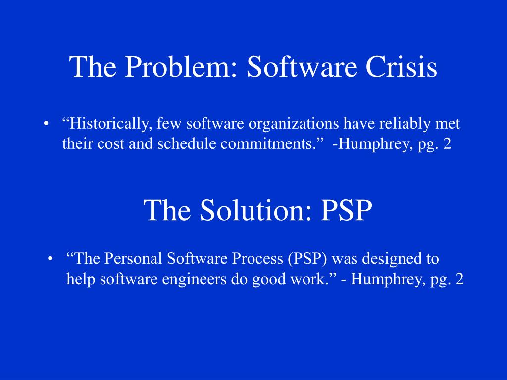 PPT - The Problem: Software Crisis PowerPoint Presentation, free ...