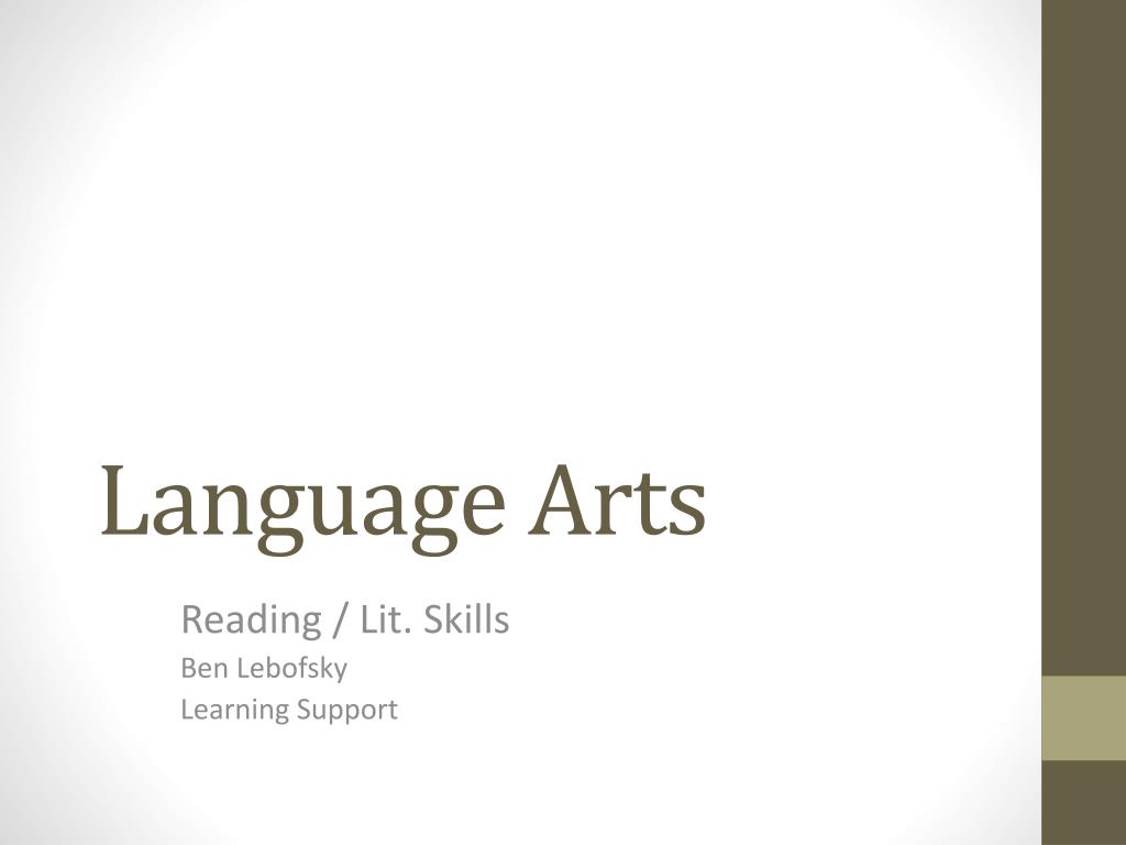 PPT - Language Arts PowerPoint Presentation, free download - ID:2751009