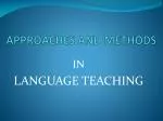 PPT - Approaches and Methods in Language Teaching PowerPoint ...