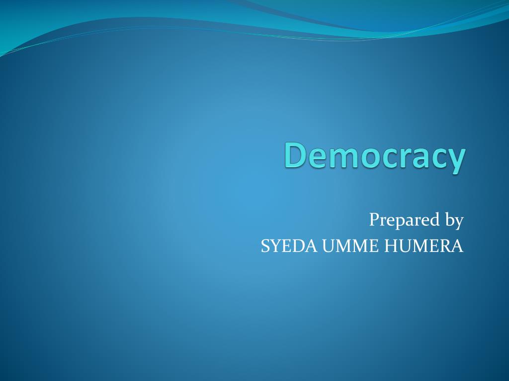 PPT - Democracy PowerPoint Presentation, free download - ID:2753270