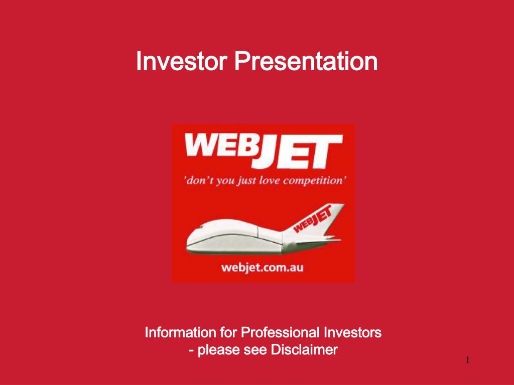PPT - Investor Presentation PowerPoint Presentation, free download - ID ...