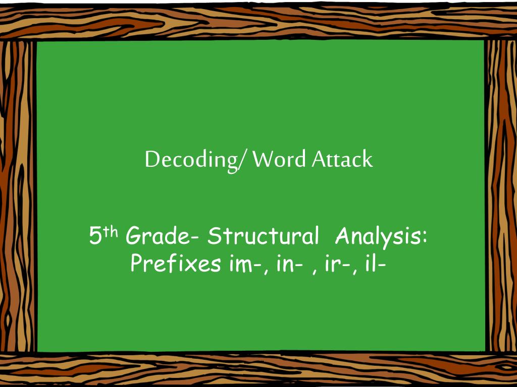 PPT - Decoding/ Word Attack PowerPoint Presentation, free download - ID ...