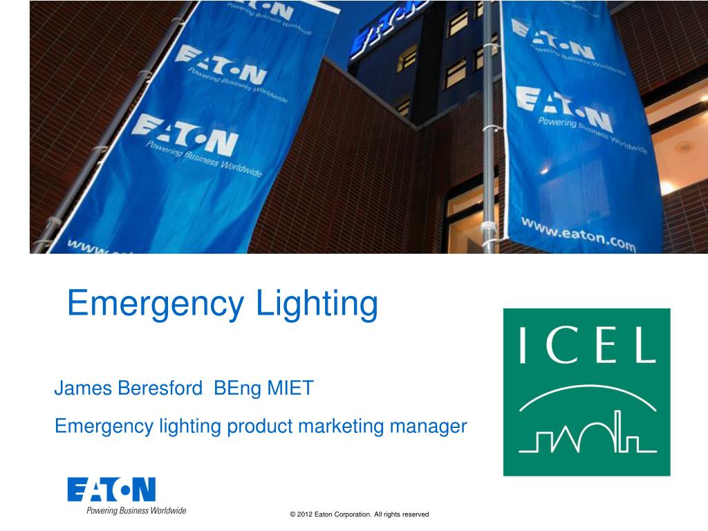 PPT - Emergency Lighting PowerPoint Presentation, free download - ID ...