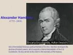 PPT - Alexander Hamilton PowerPoint Presentation, free download - ID ...