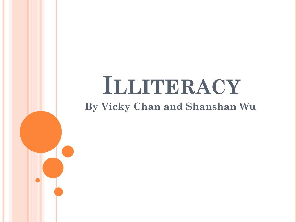 PPT - Illiteracy PowerPoint Presentation, free download - ID:2756269