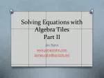 PPT - ALGEBRA TILES PowerPoint Presentation, free download - ID:1188232