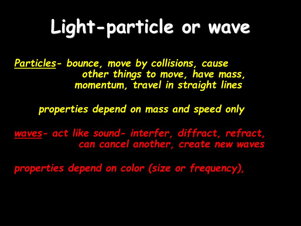 PPT - Light-particle or wave PowerPoint Presentation, free download ...