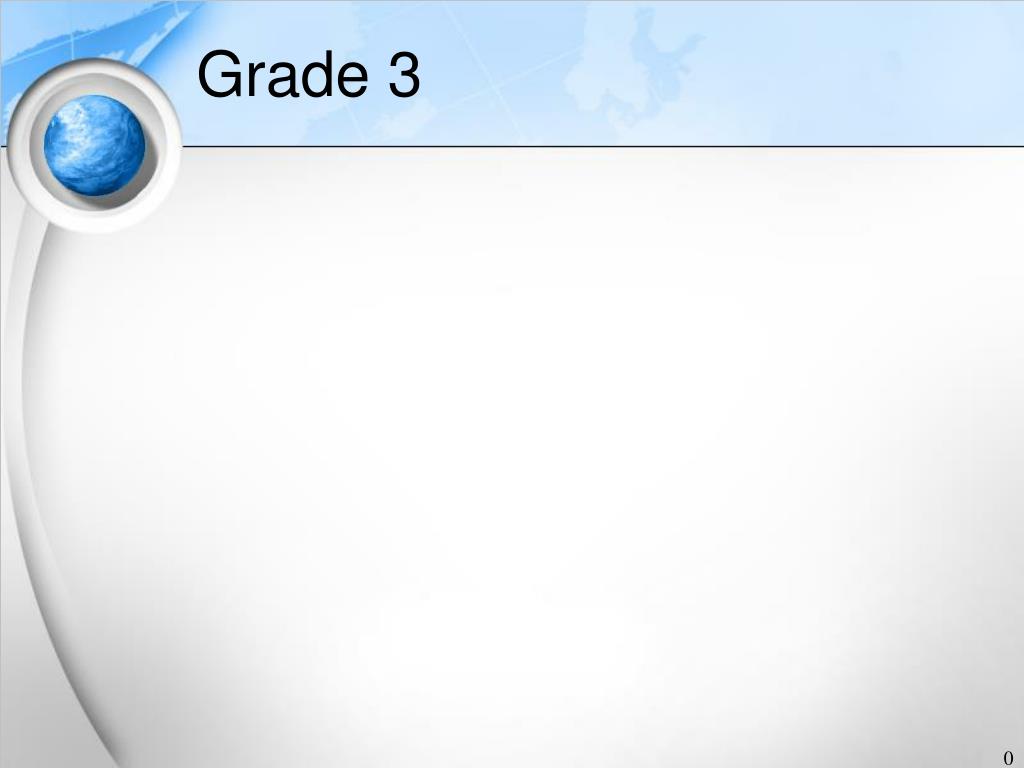 PPT - Grade 3 PowerPoint Presentation, free download - ID:2759675