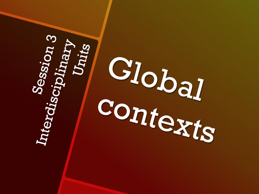 PPT - Session 3 Interdisciplinary Units PowerPoint Presentation, free ...