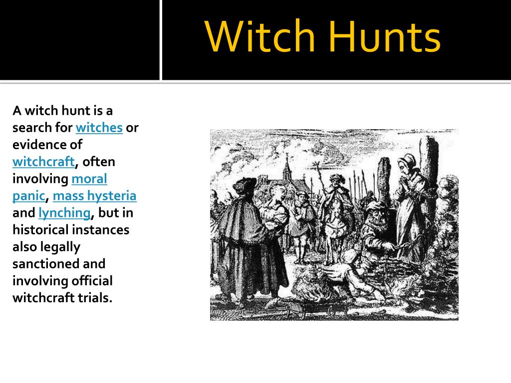 PPT - Witch Hunts PowerPoint Presentation, free download - ID:2761615