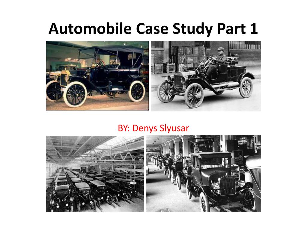 PPT - Automobile Case Study Part 1 PowerPoint Presentation, free ...