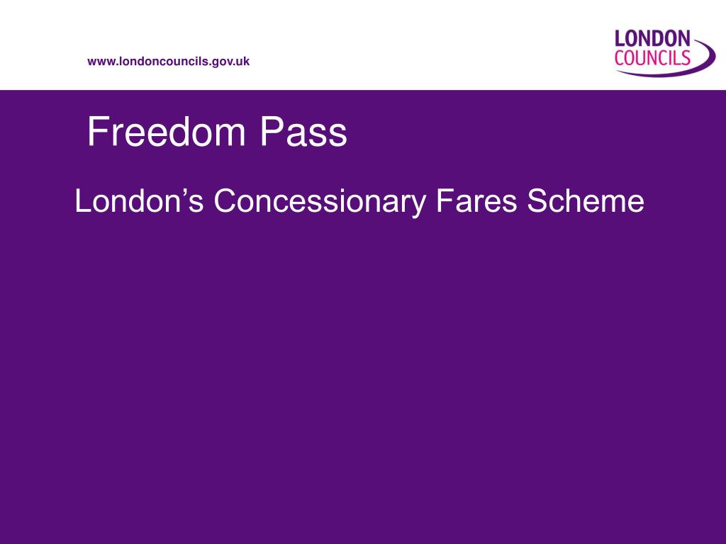 PPT - Freedom Pass PowerPoint Presentation, free download - ID:2762143