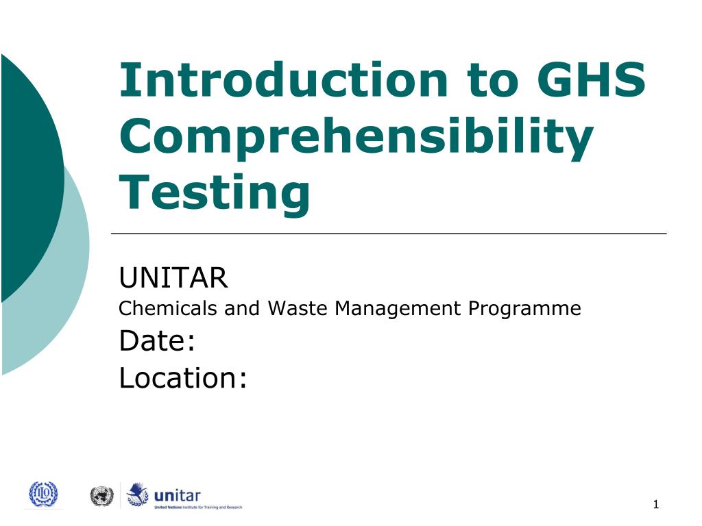 PPT - Introduction to GHS Comprehensibility Testing PowerPoint ...