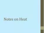 PPT - Transformation of Energy Part 2: Heat Energy PowerPoint ...
