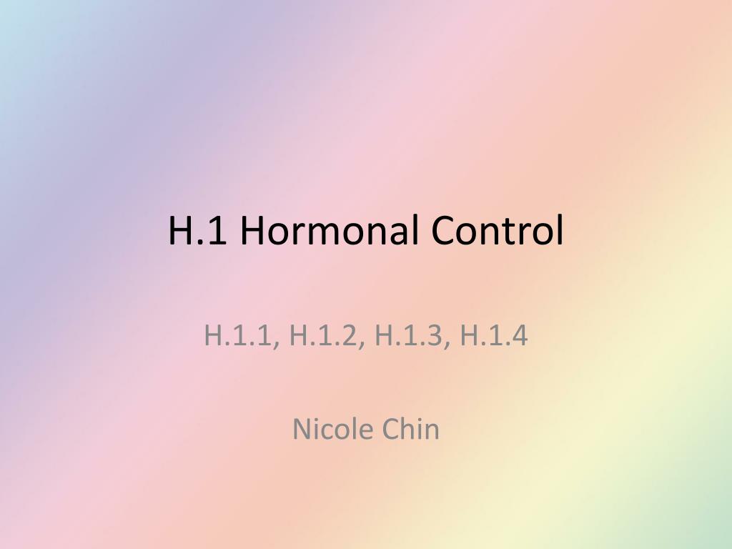 PPT - H.1 Hormonal Control PowerPoint Presentation, free download - ID ...