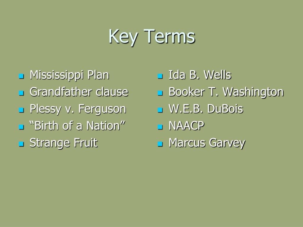 PPT - Key Terms PowerPoint Presentation, free download - ID:2765144