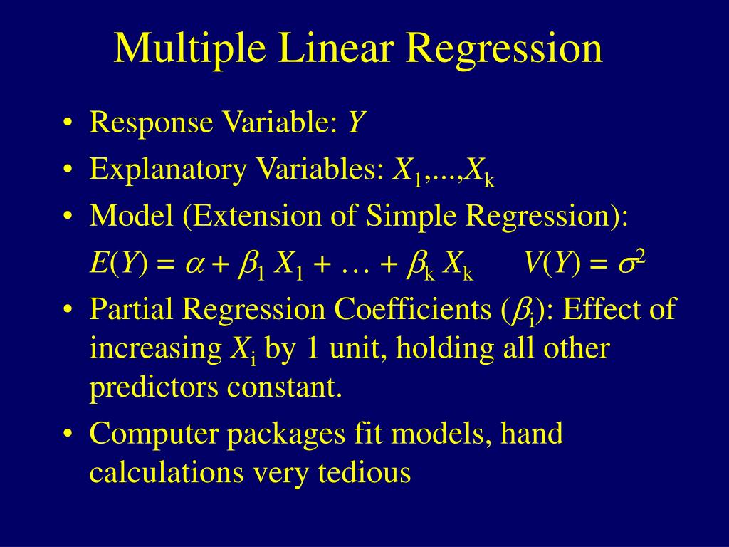 PPT - Multiple Linear Regression PowerPoint Presentation, free download ...